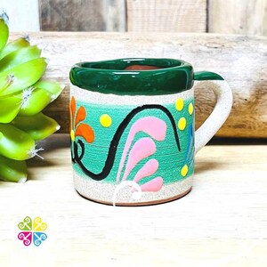 Set of 4 Tacita Espresso Mugs - Mexican Kitchen - Mexican Clay - Taza ...