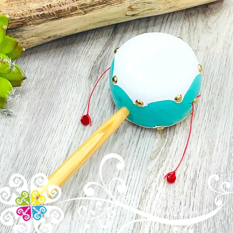 Mexican Tamborin - Toy - Tambor Mexicano - Etsy