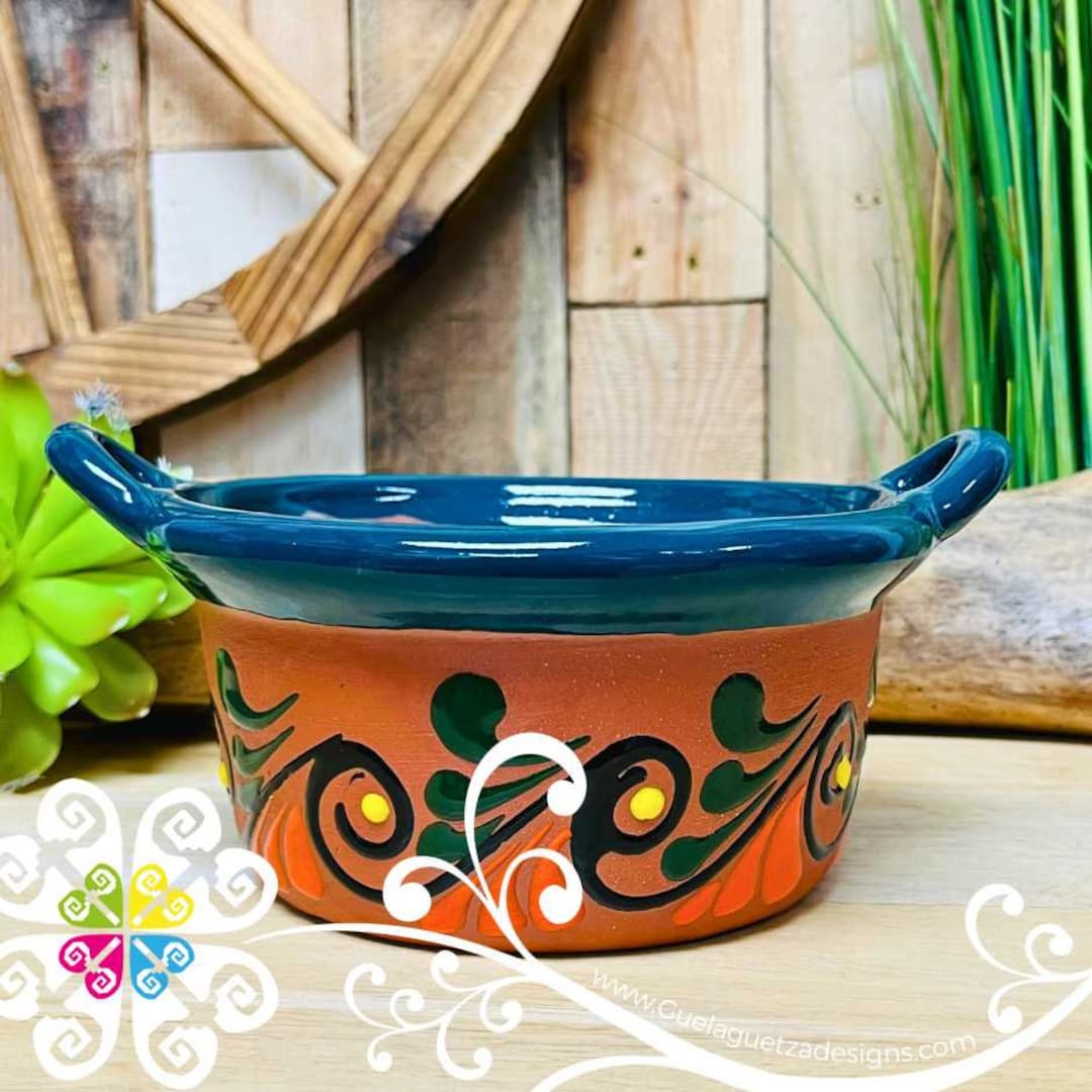 Single Natural Cazo - Clay Bowl - Appetizer Bowl - Cazuelita Barro ...