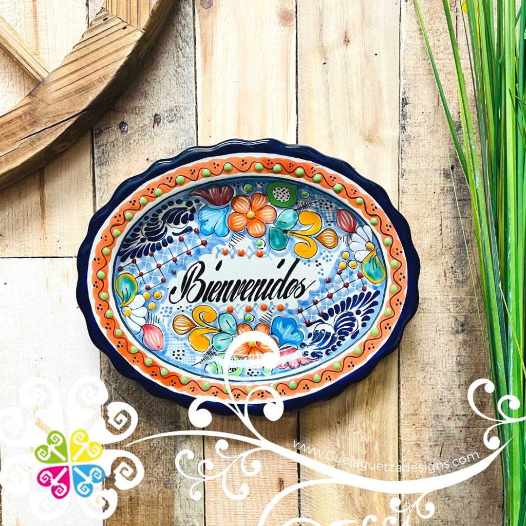 Charola Talavera House Signs - Wall Decor - Mexican Home Accents ...