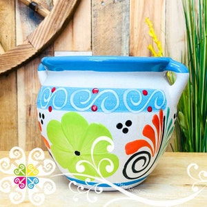 Large Macetera Flor - Maceta Barro - Clay Flower Pot - Etsy