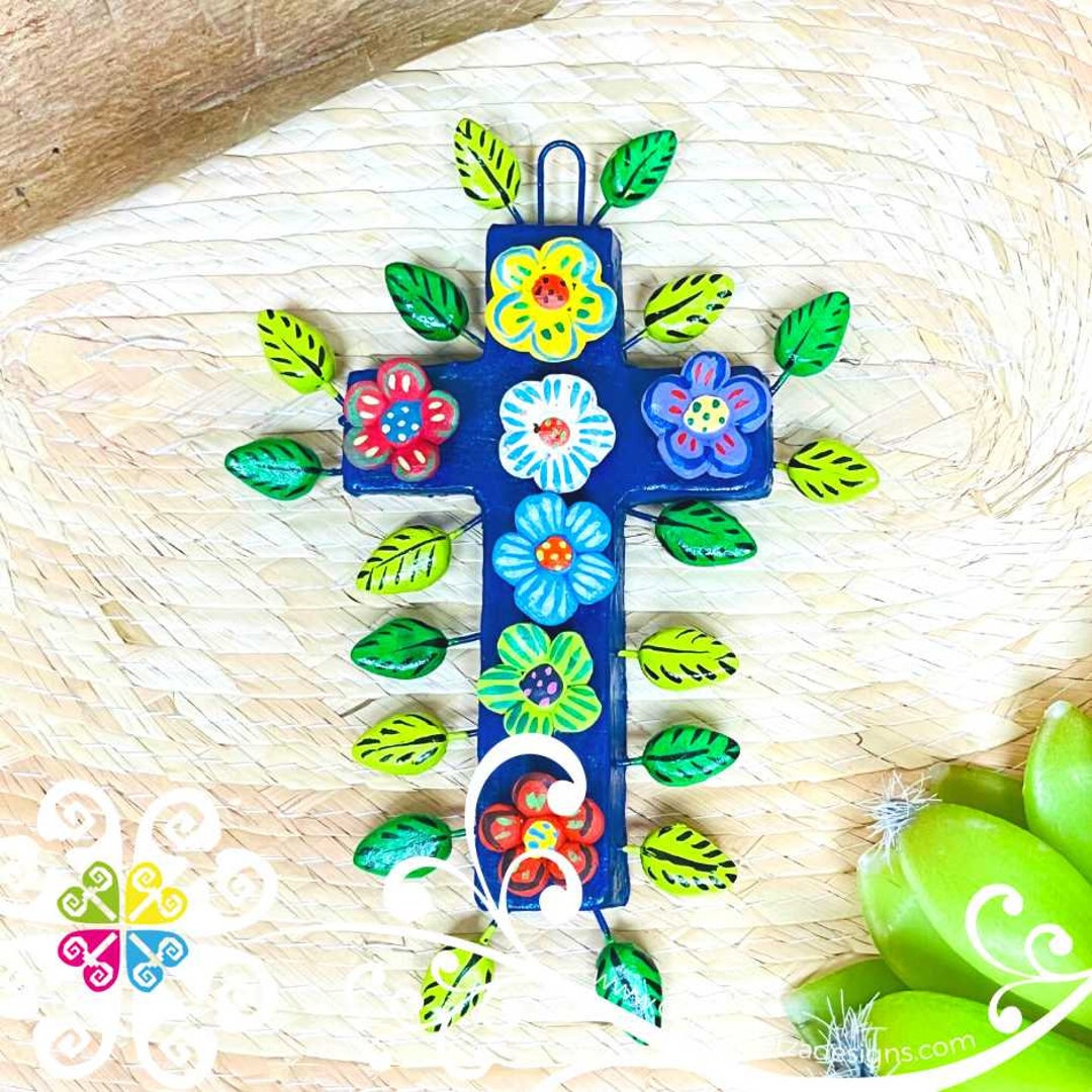 Small Cruz Arbol De La Vida - Barro Cocido - Home Decor - Jalisco ...