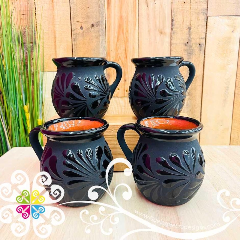 Mexican Clay Barro Mug - Etsy