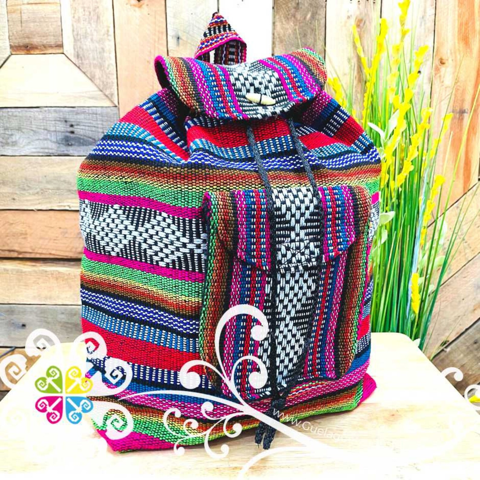 Large Mexican Backpack School Backpack Puebla Bag - Etsy