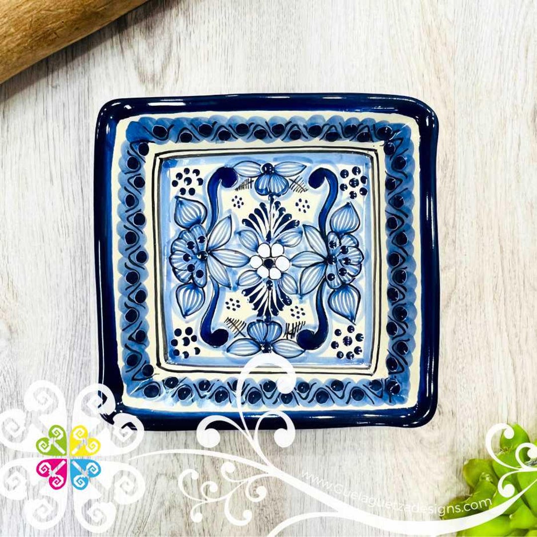 Talavera Square Tray - Talavera Puebla - Authentic Talavera - Etsy