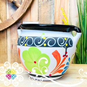 Large Macetera Flor - Maceta Barro - Clay Flower Pot - Etsy