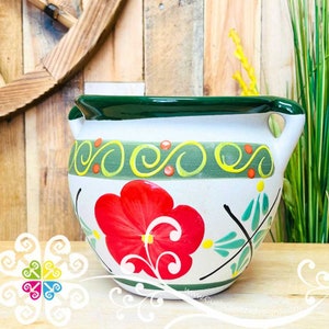 Large Macetera Flor - Maceta Barro - Clay Flower Pot - Etsy