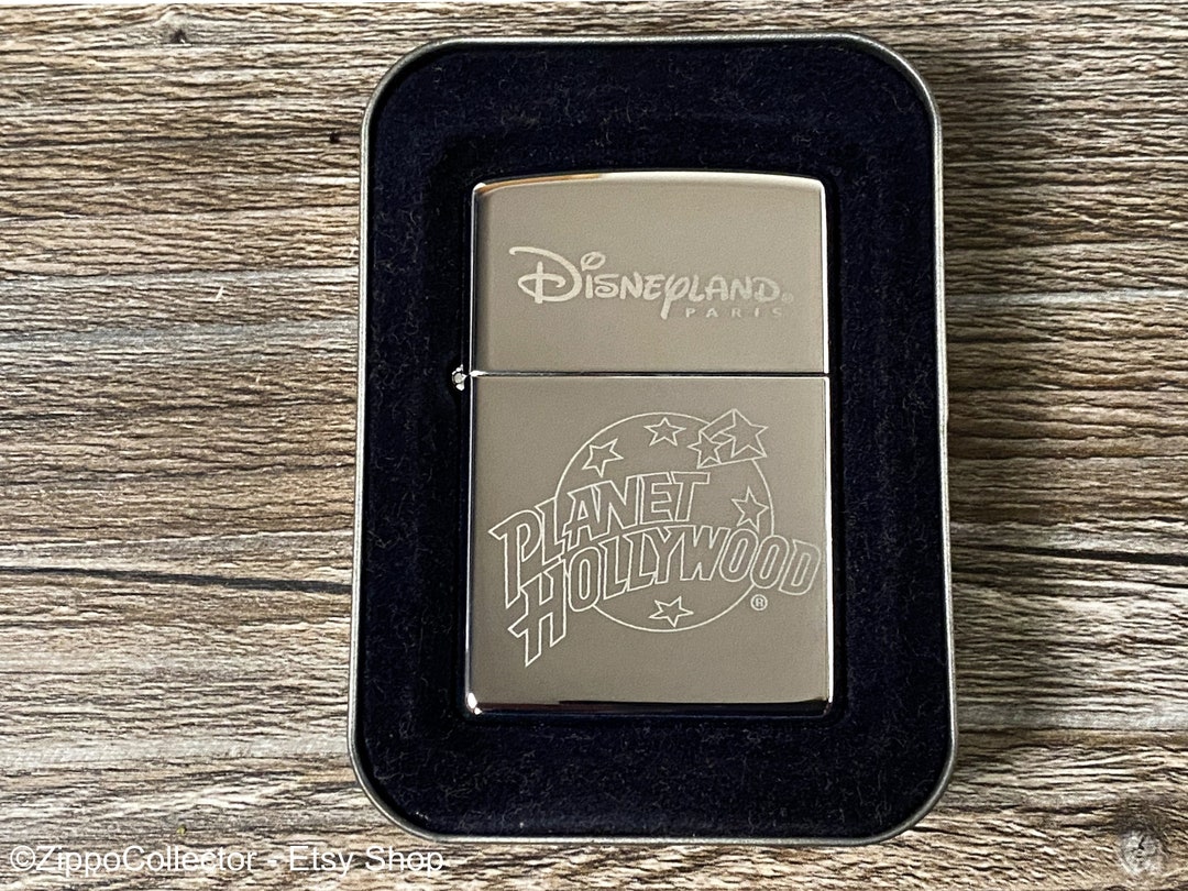 1999 Disneyland Paris Planet Hollywood Zippo Lighter, Very Rare ...