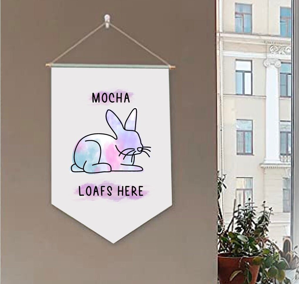 Custom Bunny Loaf Sign Loaf Mode Bunny Sign Bunny Decor - Etsy