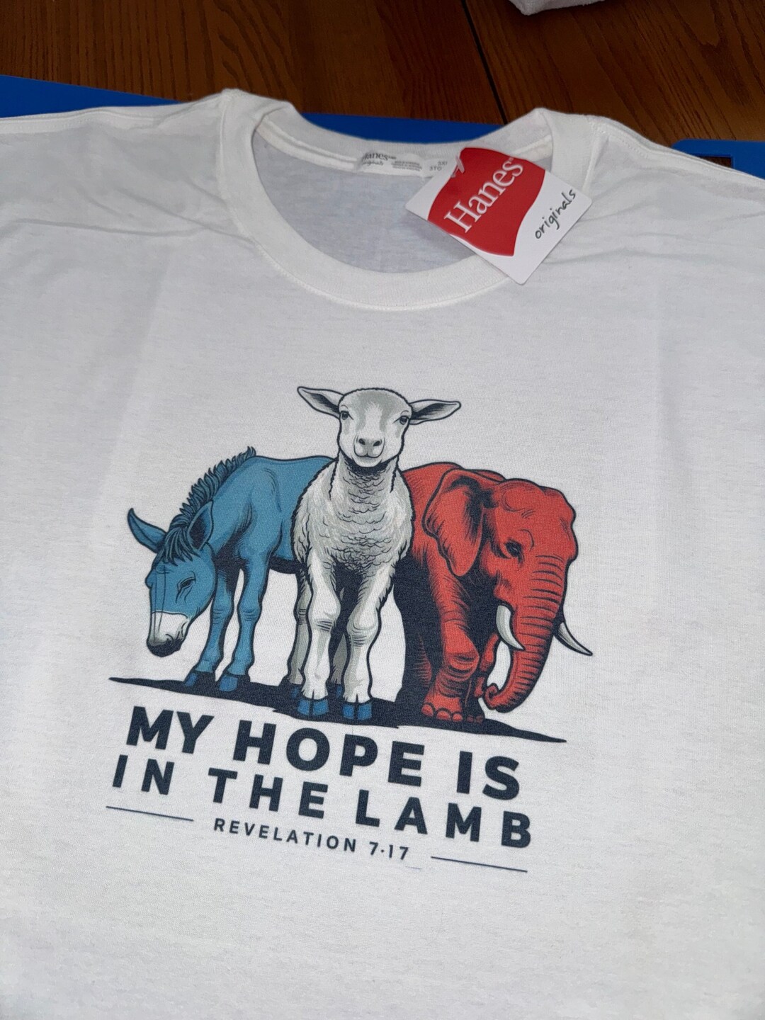 My Hope is in the Lamb Political Shirt, Political Shirt, Red White and ...
