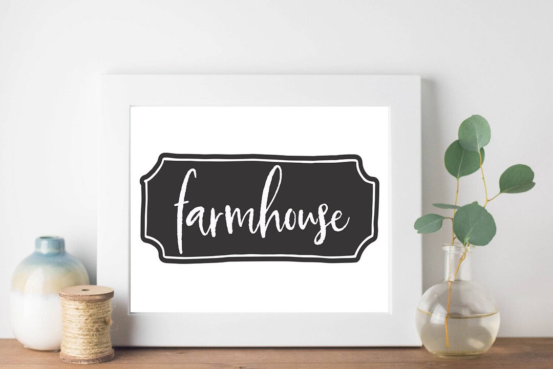 Farmhouse Printable, Farmhouse Home Decor, Home Decor Print, Home Wall ...