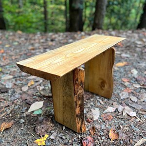 30 Fatty Primitive Rustic Live Edge Wood Bench Perfect for Porch Garden ...