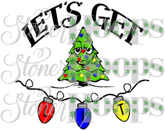 Weed Christmas Svg - Etsy