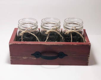 Rustic Wooden Drawer Rustic Reclaimed Wood Box Crate Painted | Etsy