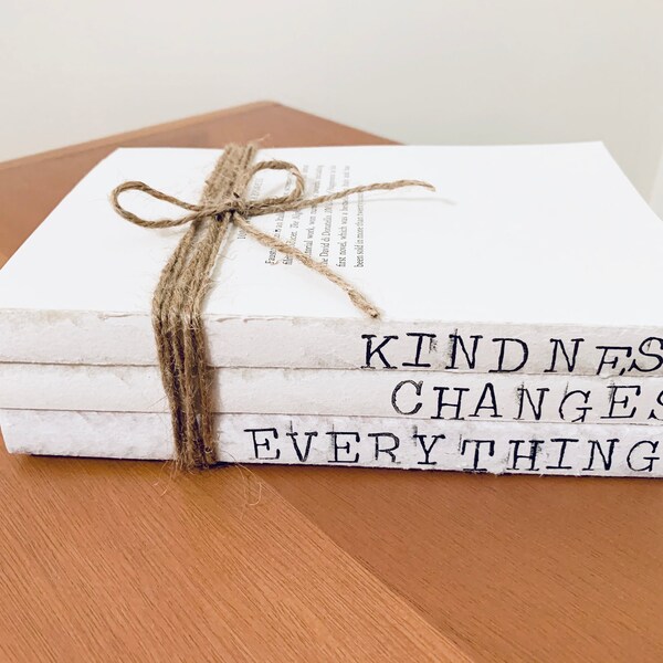 Stacked Books Decor - Etsy