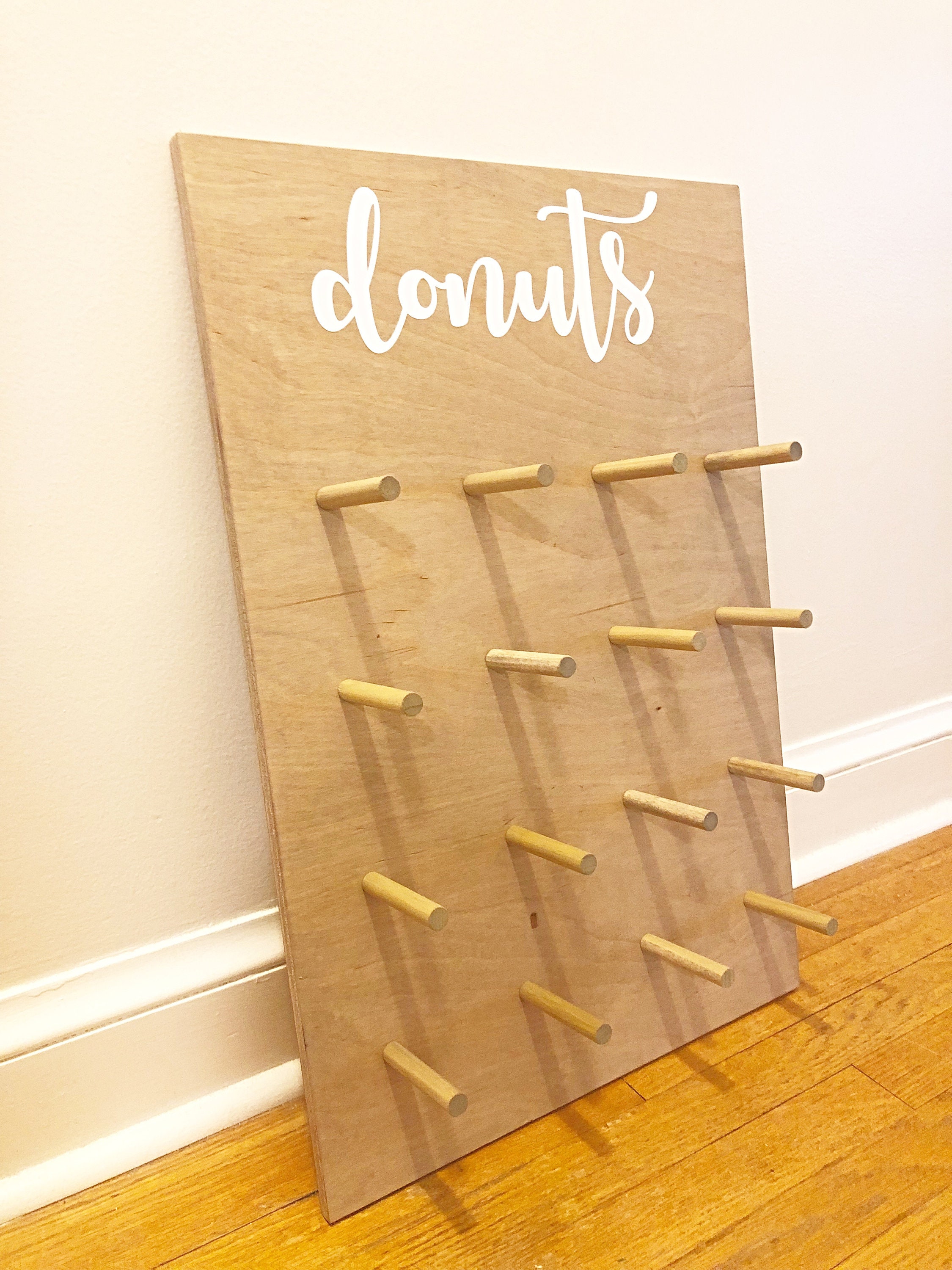 Wedding Donut Wall Donut Board Wedding Rustic Donut Display - Etsy