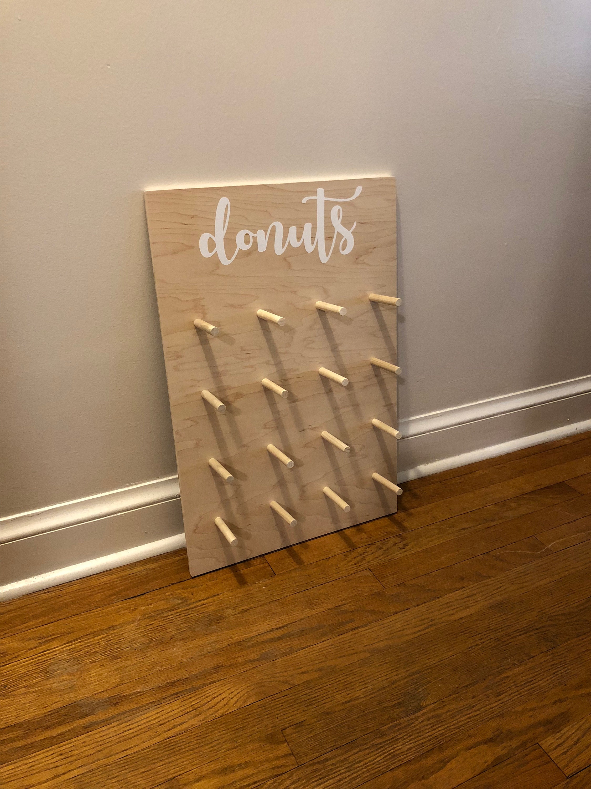 Wedding Donut Wall Donut Board for Wedding Rustic Donuts - Etsy