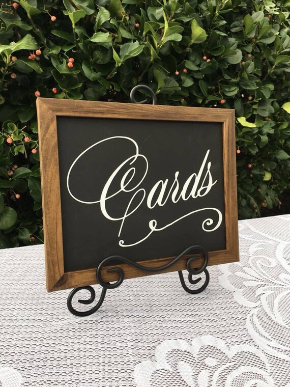 Rustic Wedding Cards Sign Vintage Wedding Card Table Sign | Etsy