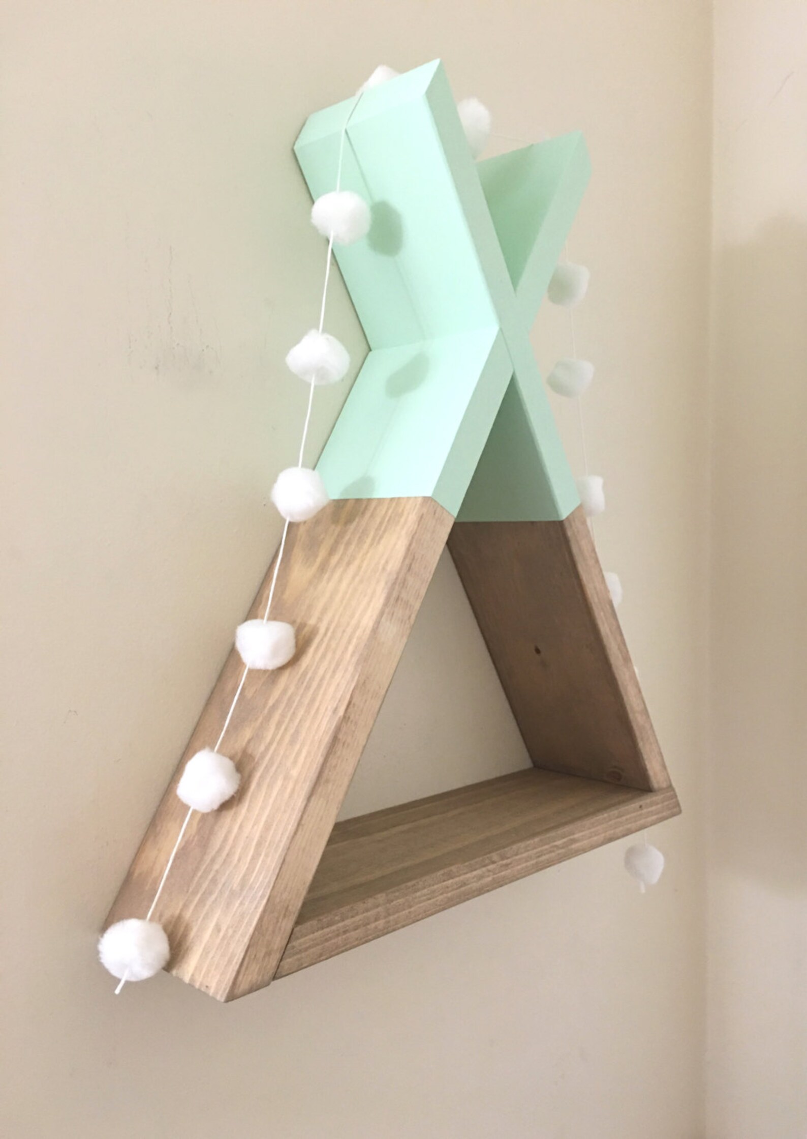 Teepee Shelf / Minimalist Scandinavian Teepee Shelves / - Etsy