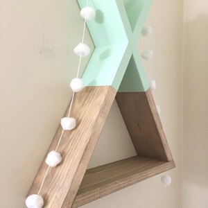 Teepee Shelf / Minimalist Scandinavian Teepee Shelves / - Etsy