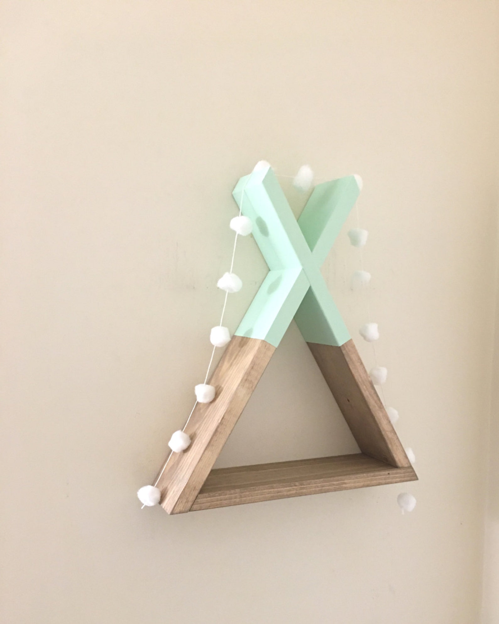 Teepee Shelf / Minimalist Scandinavian Teepee Shelves / - Etsy