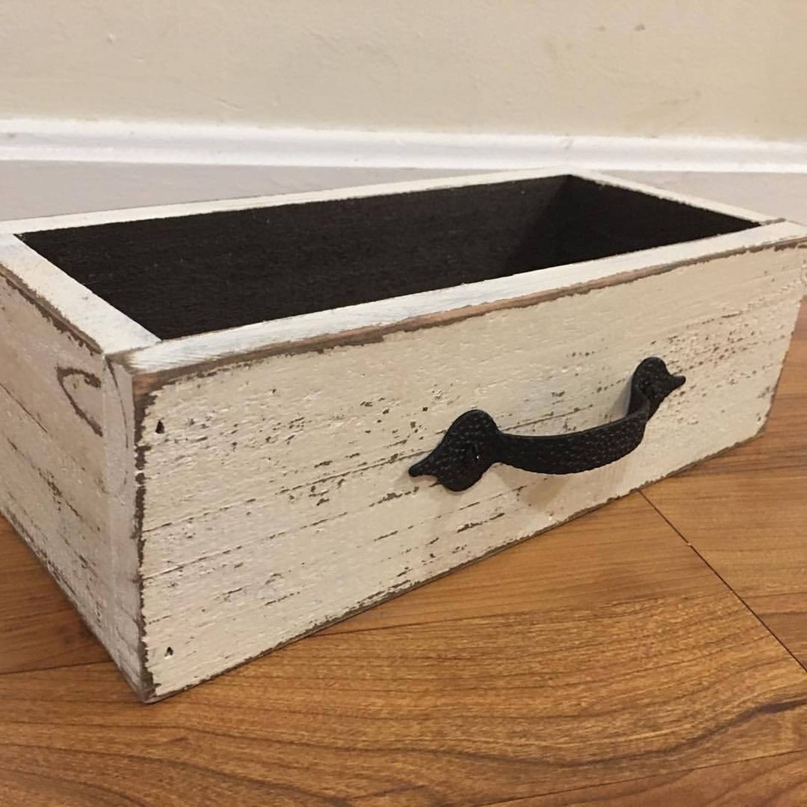 Rustic Wooden Drawer Rustic Reclaimed Wood Box Crate Painted - Etsy