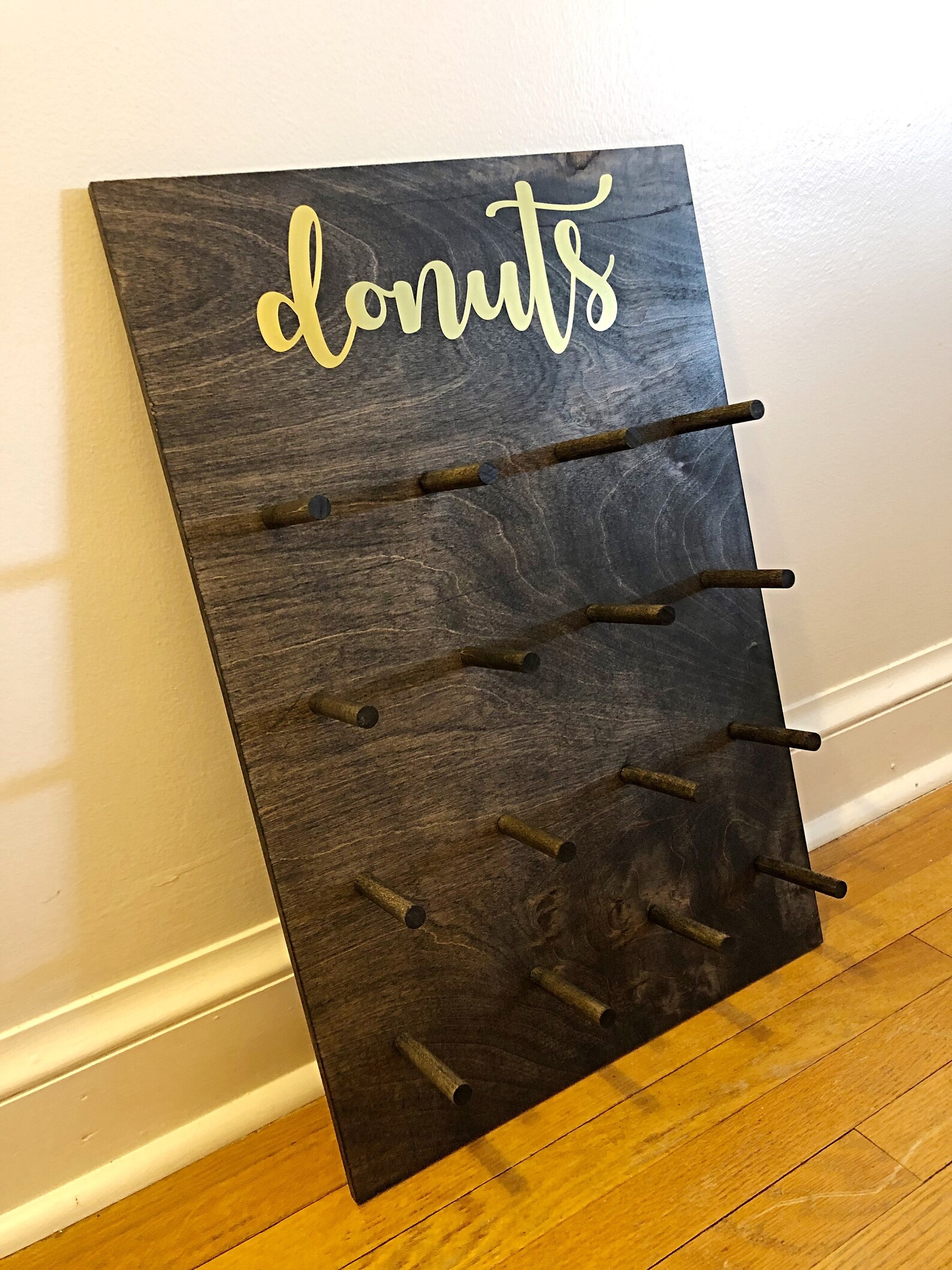 Donut Display Stands Wedding Donut Wall Donut Holder Rustic | Etsy