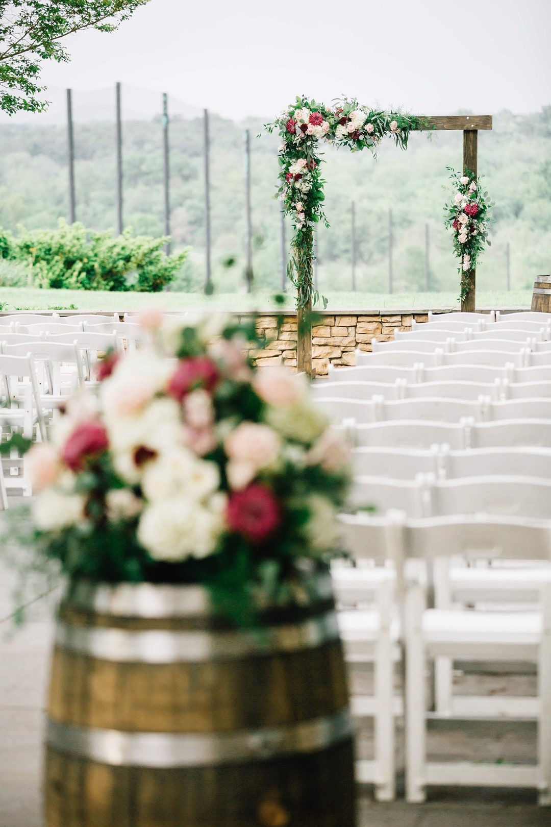 Wood Wedding Arch Kit, Rustic Wedding Arbor, Barnwood Wedding Archway ...