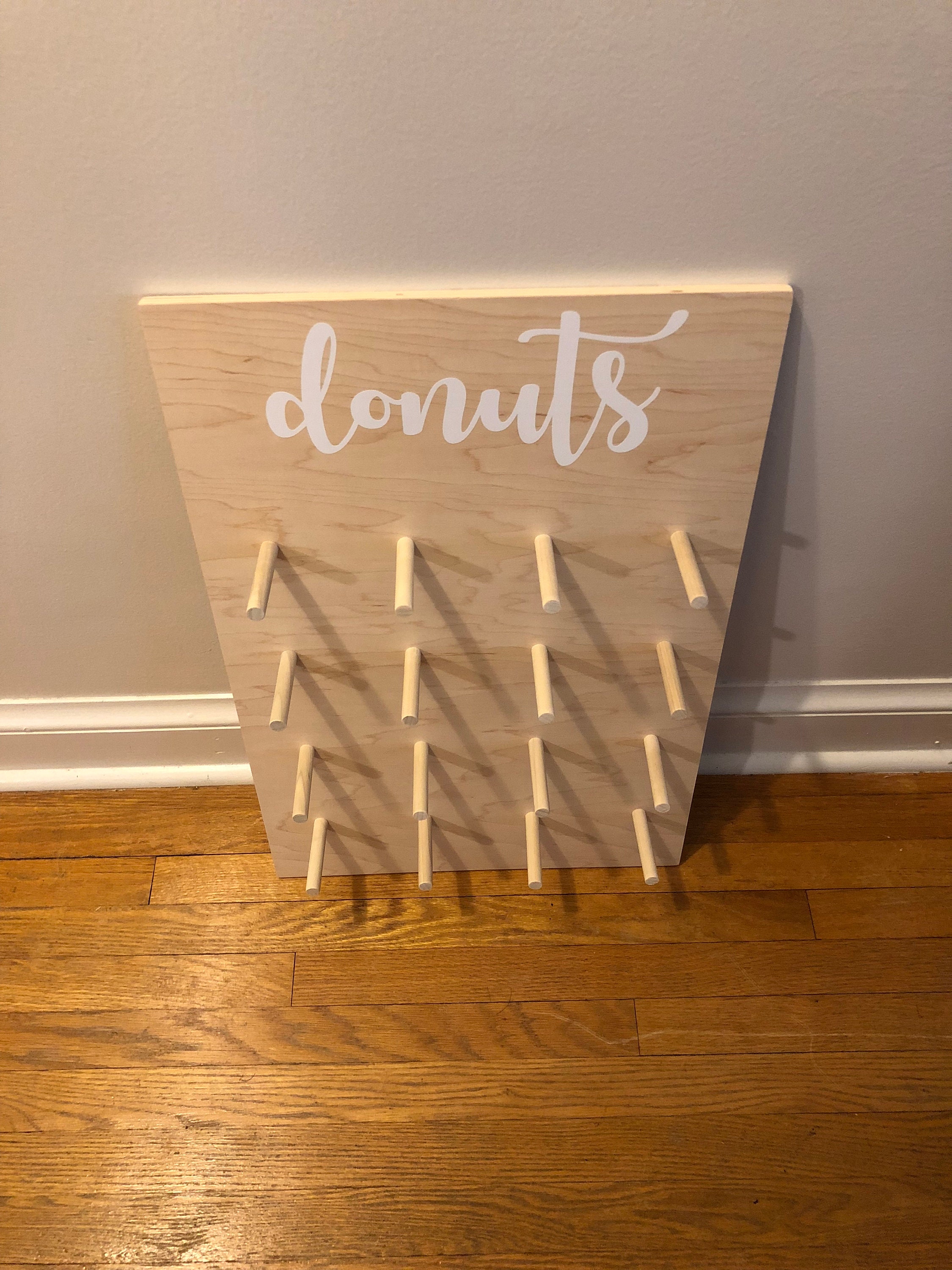 Wedding Donut Wall Donut Board for Wedding Rustic Donuts - Etsy