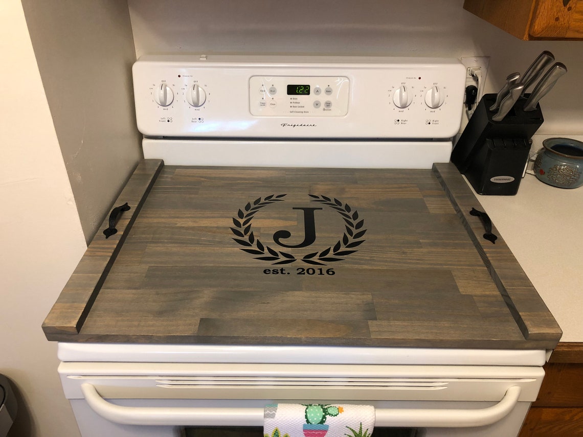 Stove Top Cover Wood Stove Top Cover Farmhouse Stove Top - Etsy