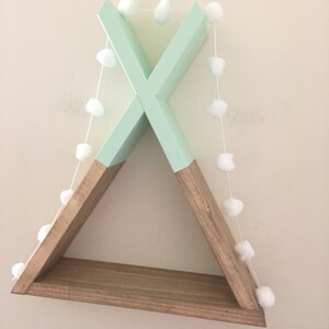 Teepee Shelf / Minimalist Scandinavian Teepee Shelves / - Etsy