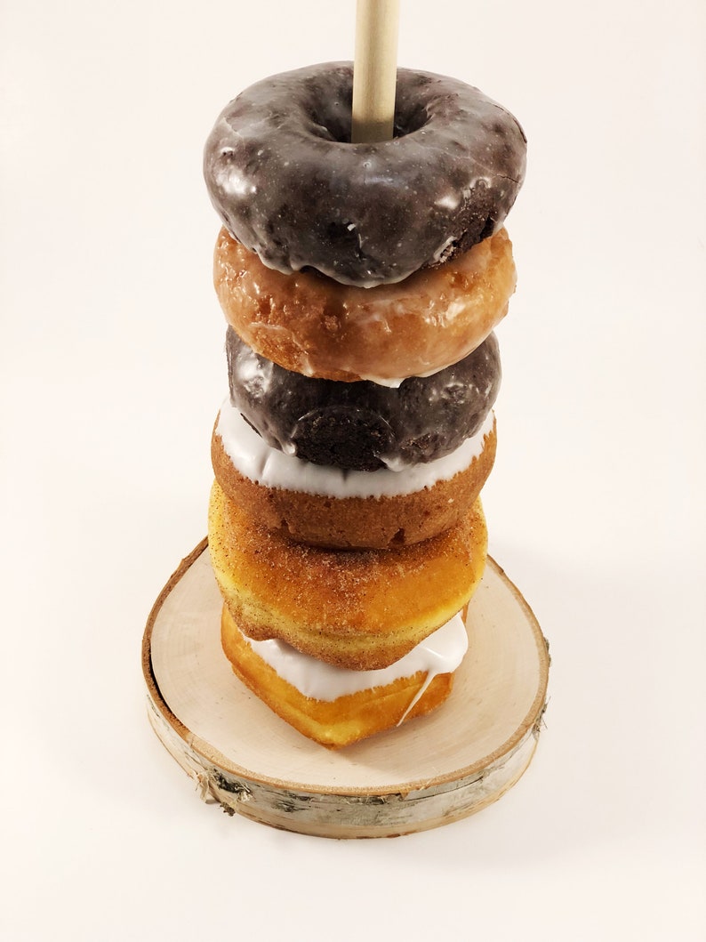 Wedding Donut Holder Donut Stand For Wedding Rustic Donut Etsy