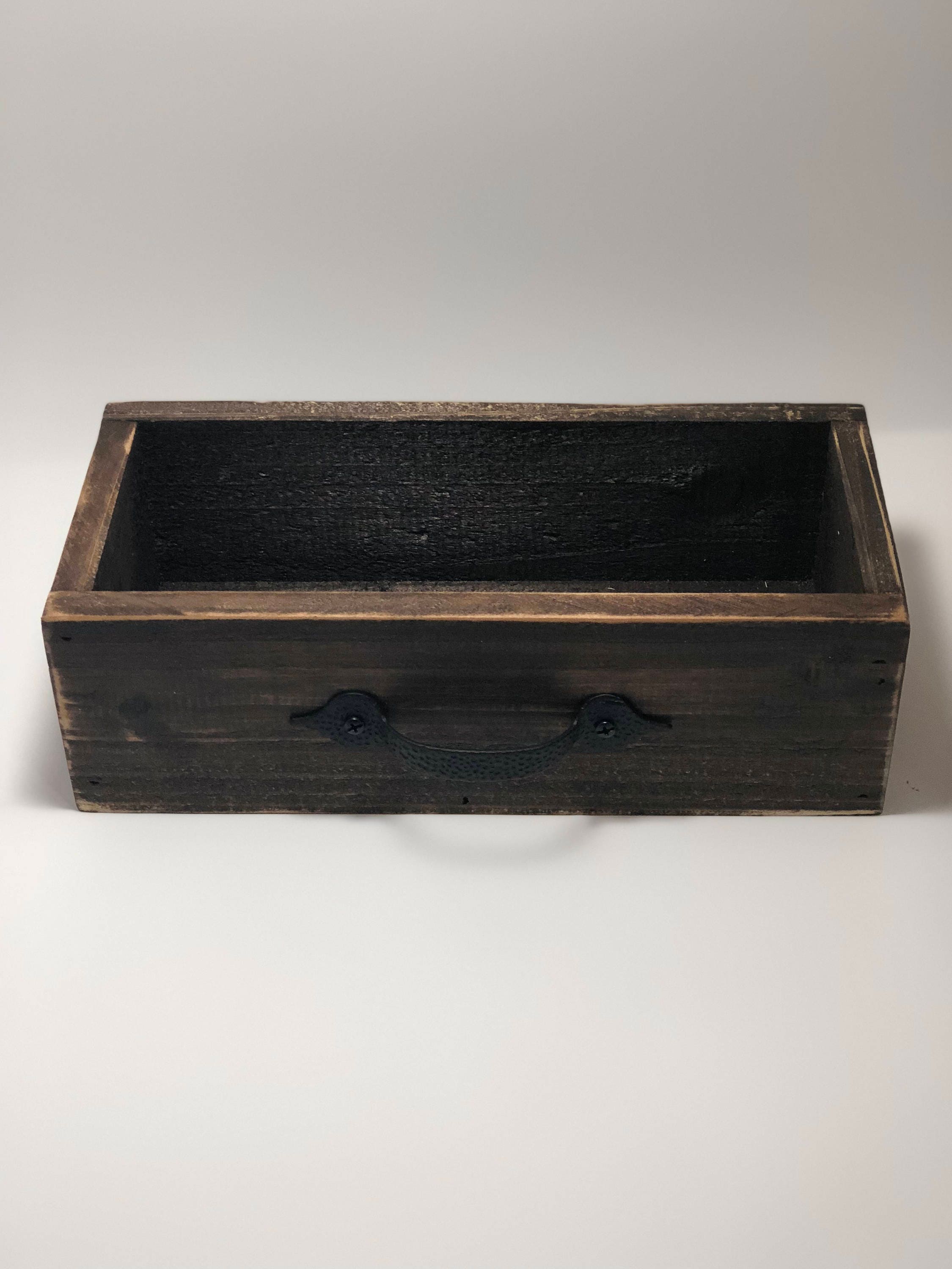 Rustic Wooden Drawer Rustic Reclaimed Wood Box Crate | Etsy