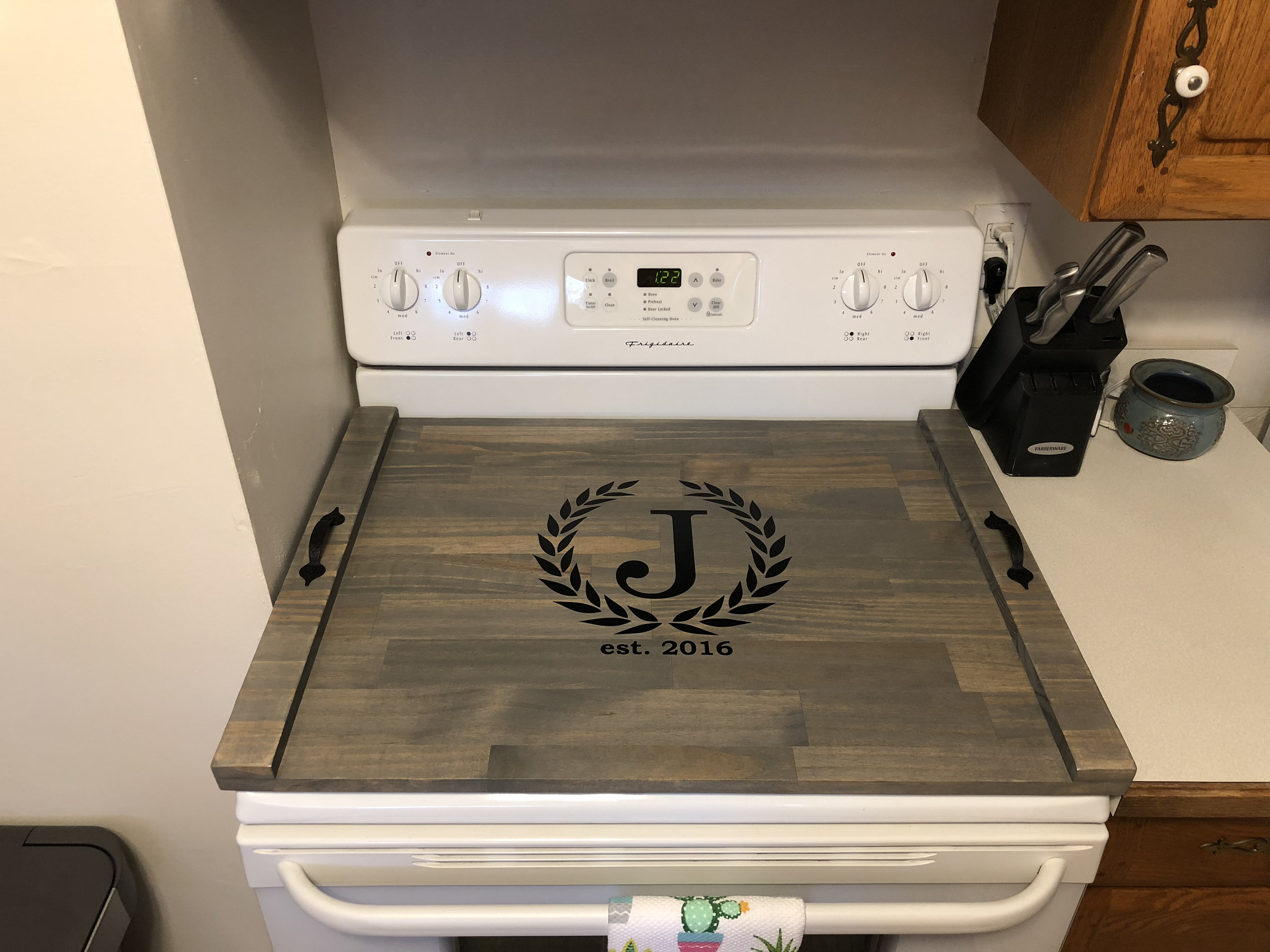 Stove Top Cover Wood Stove Top Cover Farmhouse Stove Top - Etsy