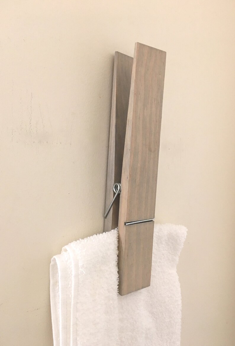 Rustic Jumbo 12 Clothespin Giant Clothespin Extra - Etsy