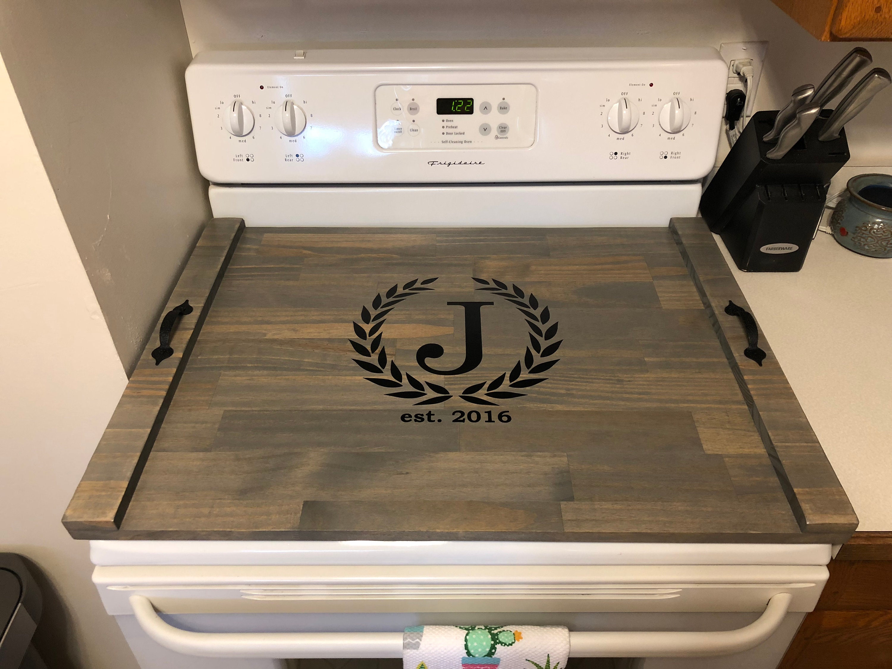 Stove Top Cover Wood Stove Top Cover Farmhouse Stove Top - Etsy