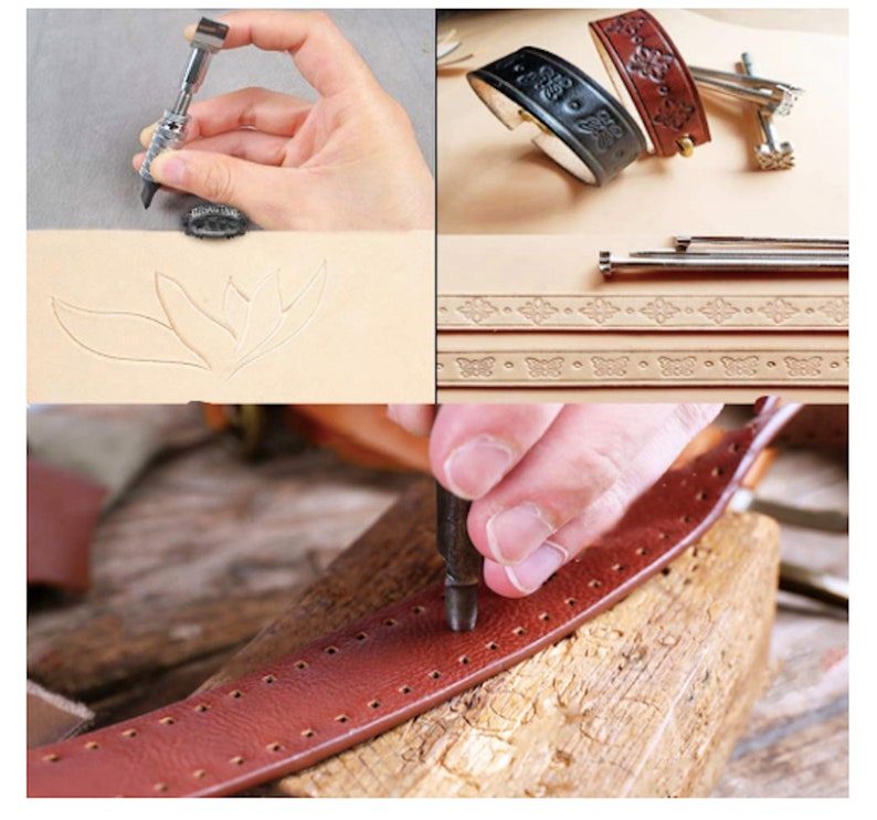 183Pcs Leather kit Leather craft Working Tool Kit Saddle | Etsy