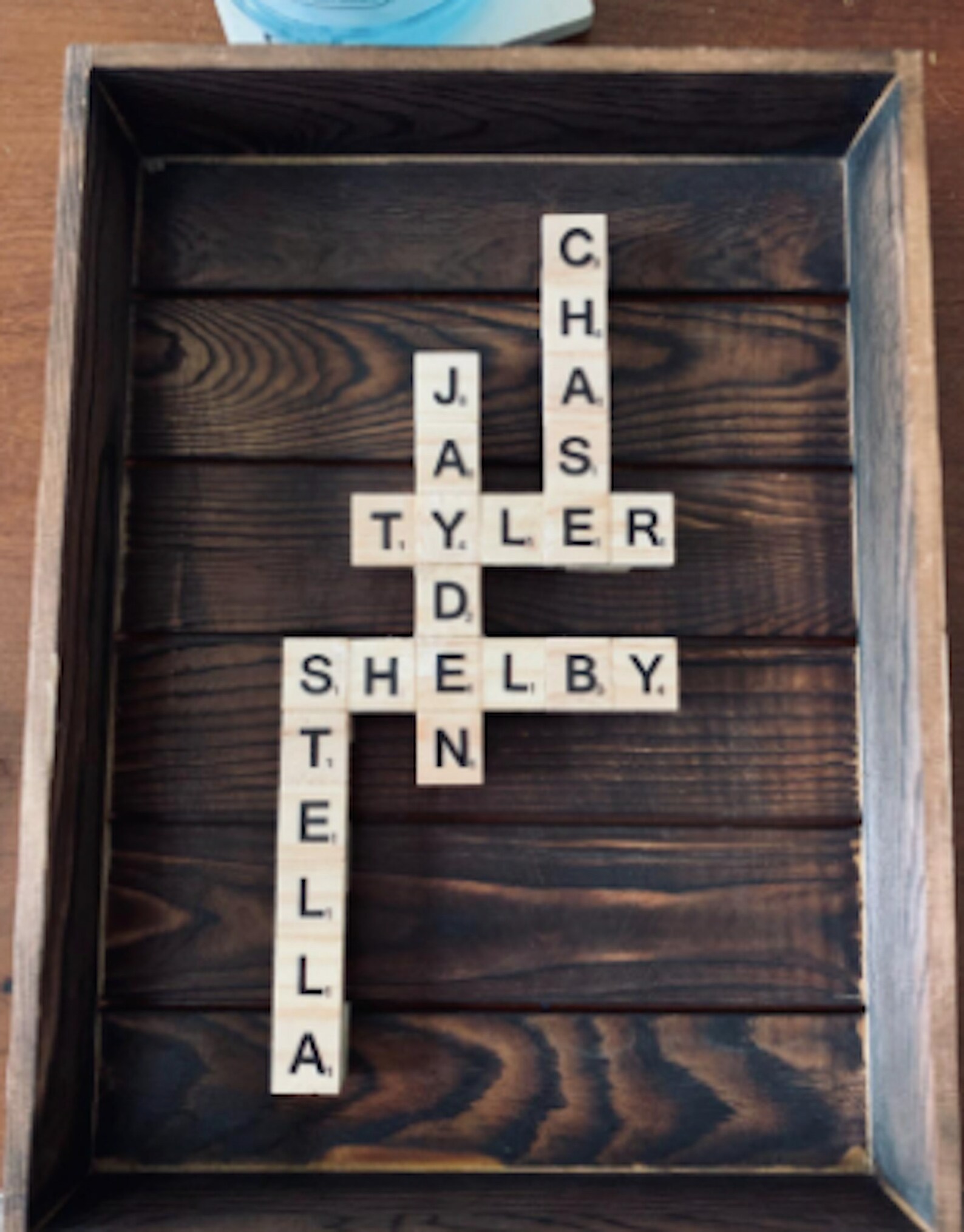 SCRABBLE WOOD TILES Letters Wooden Replacement Pick Wood - Etsy
