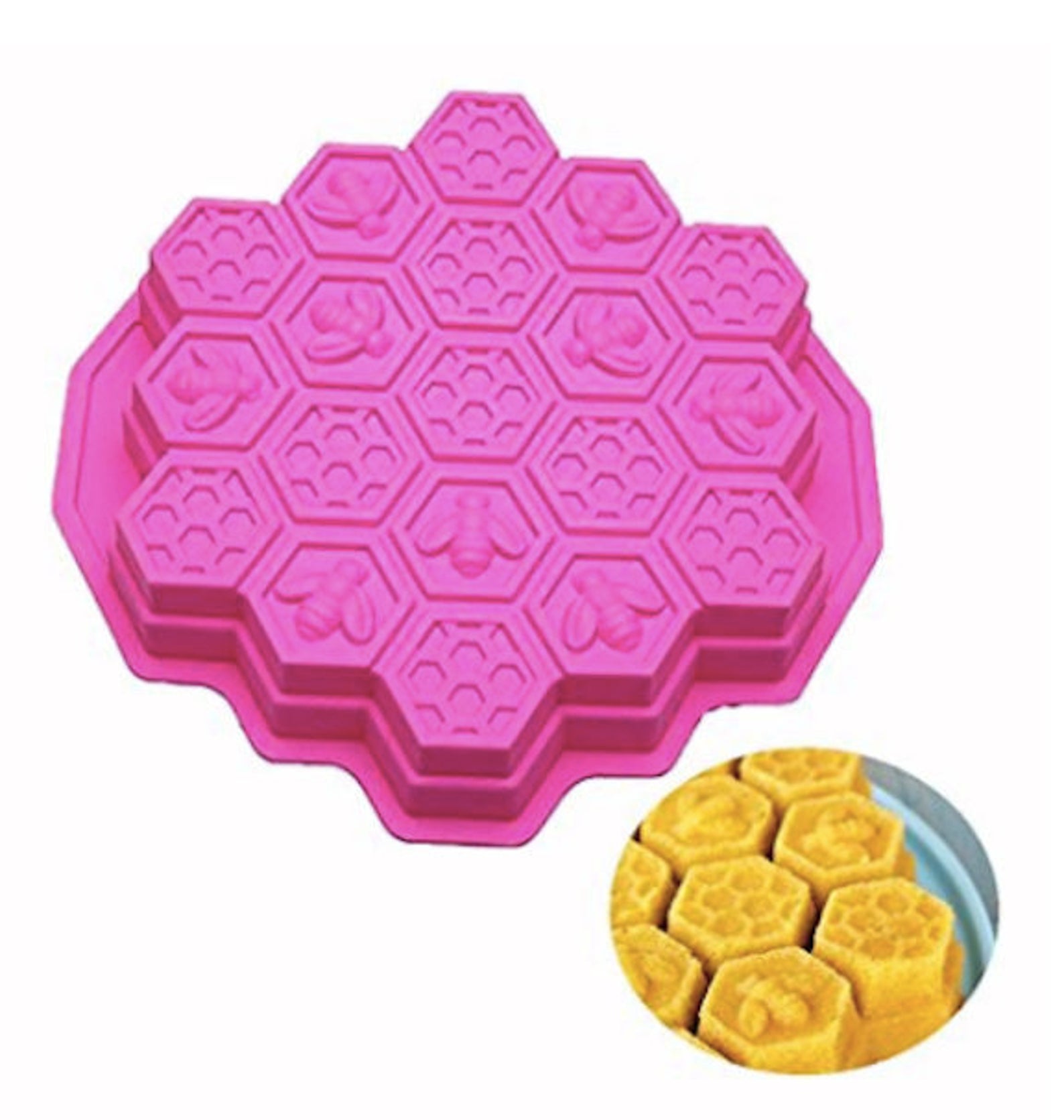Bee Mold Bee Hive Mold Bee Mold Silicone Mold Honeycomb Mold | Etsy