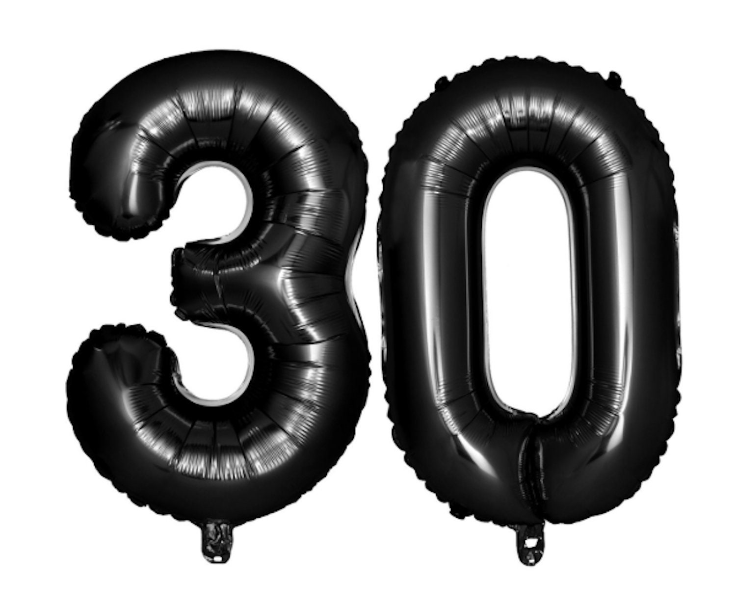 Black 30th Balloons 30th Birthday Party Balloons 30 Black | Etsy