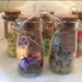 Small Glass Favor Jars Milk Glass Bottles Cork Lids Party Favors ...