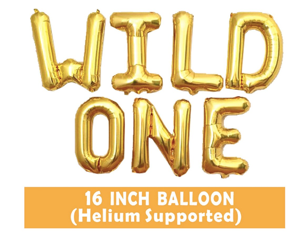 Wild One Balloons Birthday Party Decorations Wild One Cake | Etsy