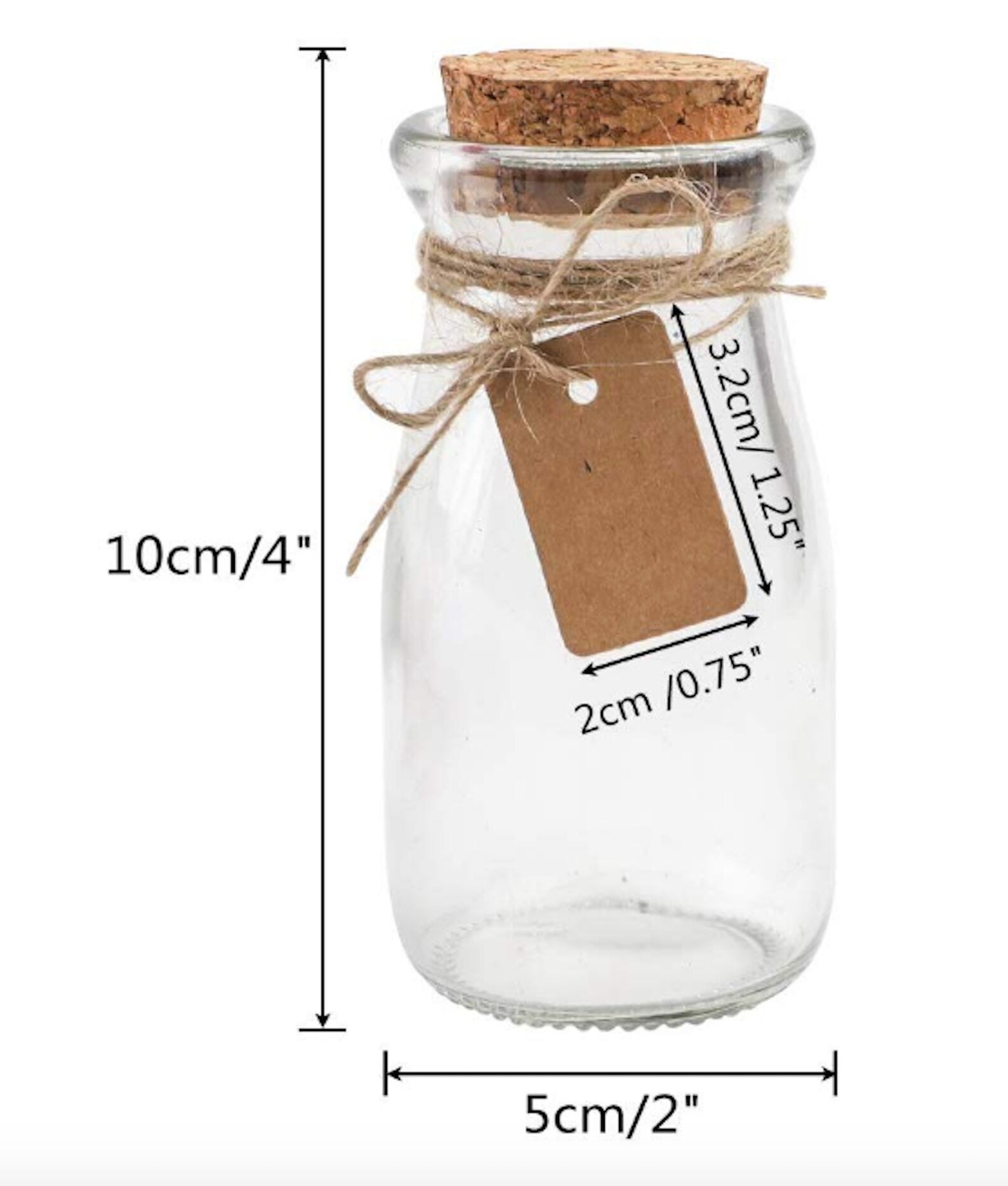 Small Glass Favor Jars Milk Glass Bottles Cork Lids Party - Etsy