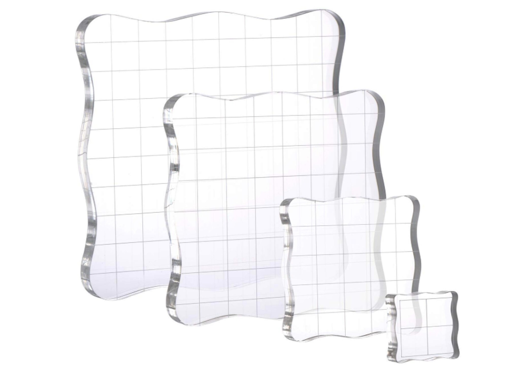 Acrylic Mounting Stamp Block Clear Silicone Stamp Block - Etsy
