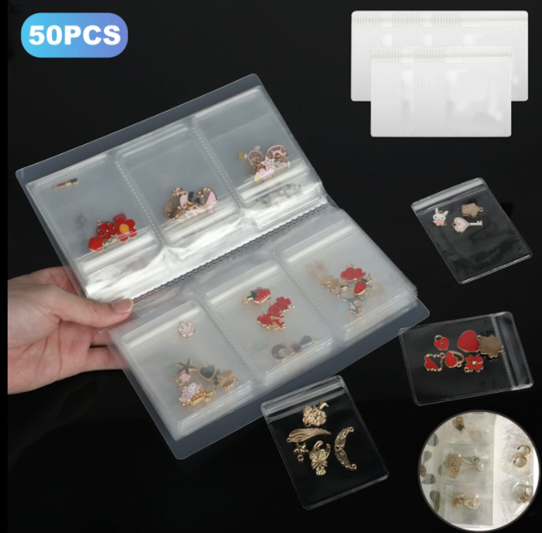 Jewelry Storage Bags Clear Plastic Transparent Jewelry Reclosable ...