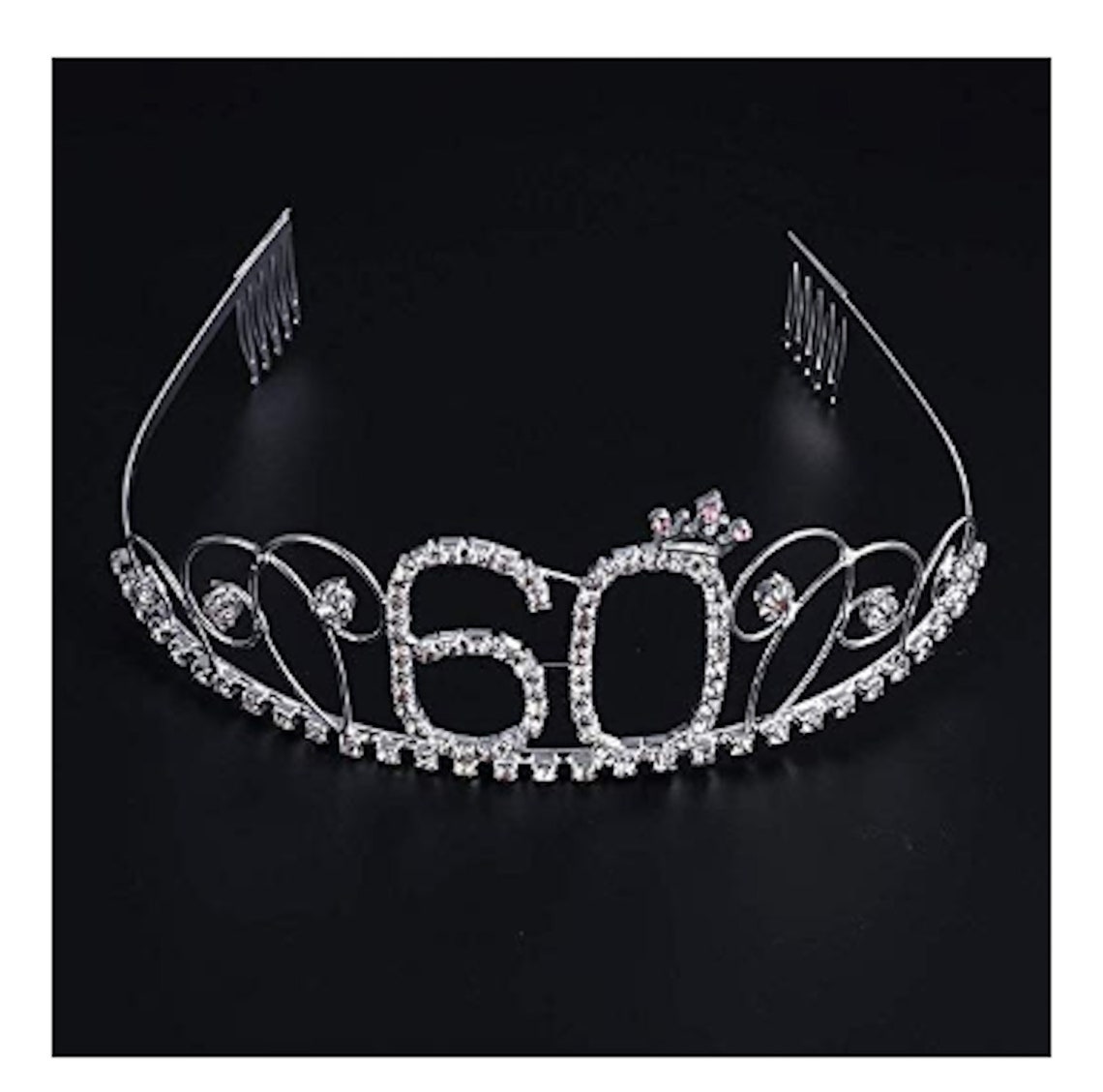 60th Birthday Crown 60th Birthday Tiara Birthday 60th Party | Etsy