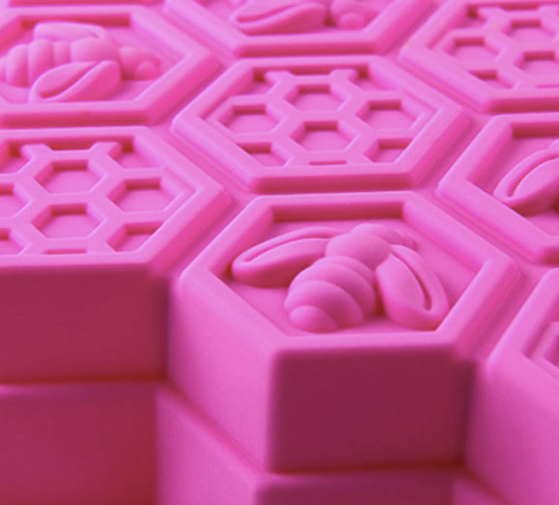 Bee Mold Bee Hive Mold Bee Mold Silicone Mold Honeycomb Mold | Etsy