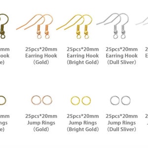 Earring Making Kit Earring Making Supplies Hooks Earring Jump Rings ...