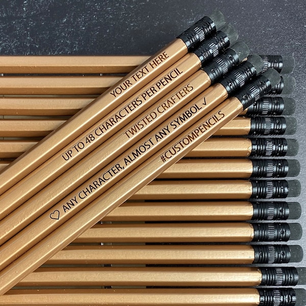 Custom Pencil - Etsy