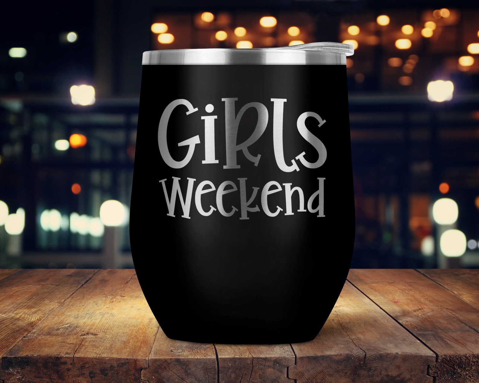 Girls Trip Gift Girls Weekend Engraved Stemless Wine Tumbler - Etsy